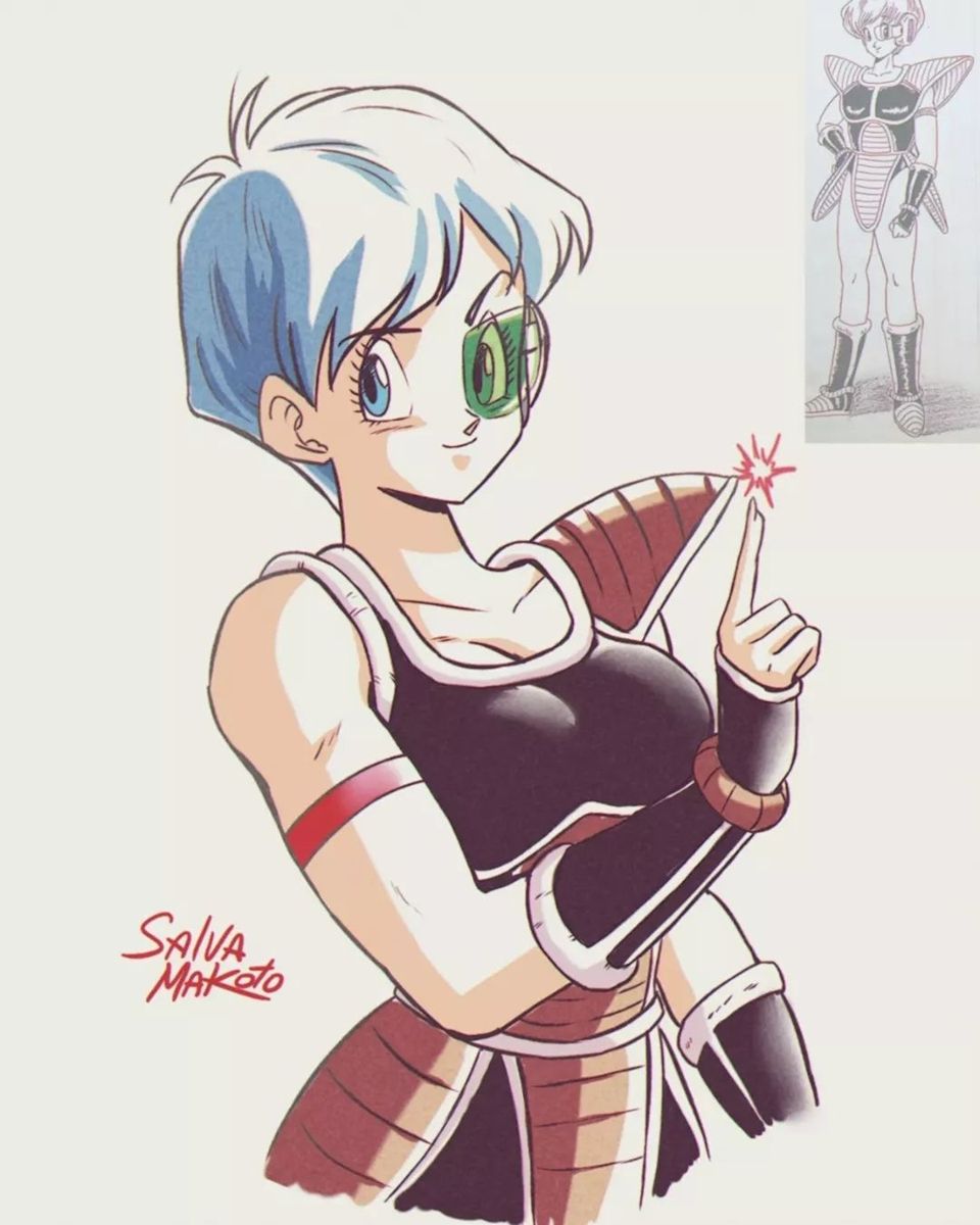 Dragon Ball: artista recrea a Bulma como una auténtica Guerrera Saiyajin