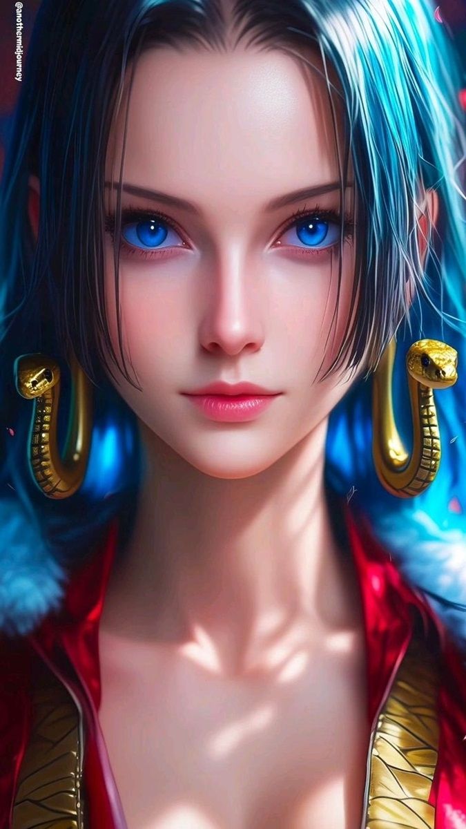 La IA nos revela los mejores Fan Arts de Boa Hancock, la bella ...