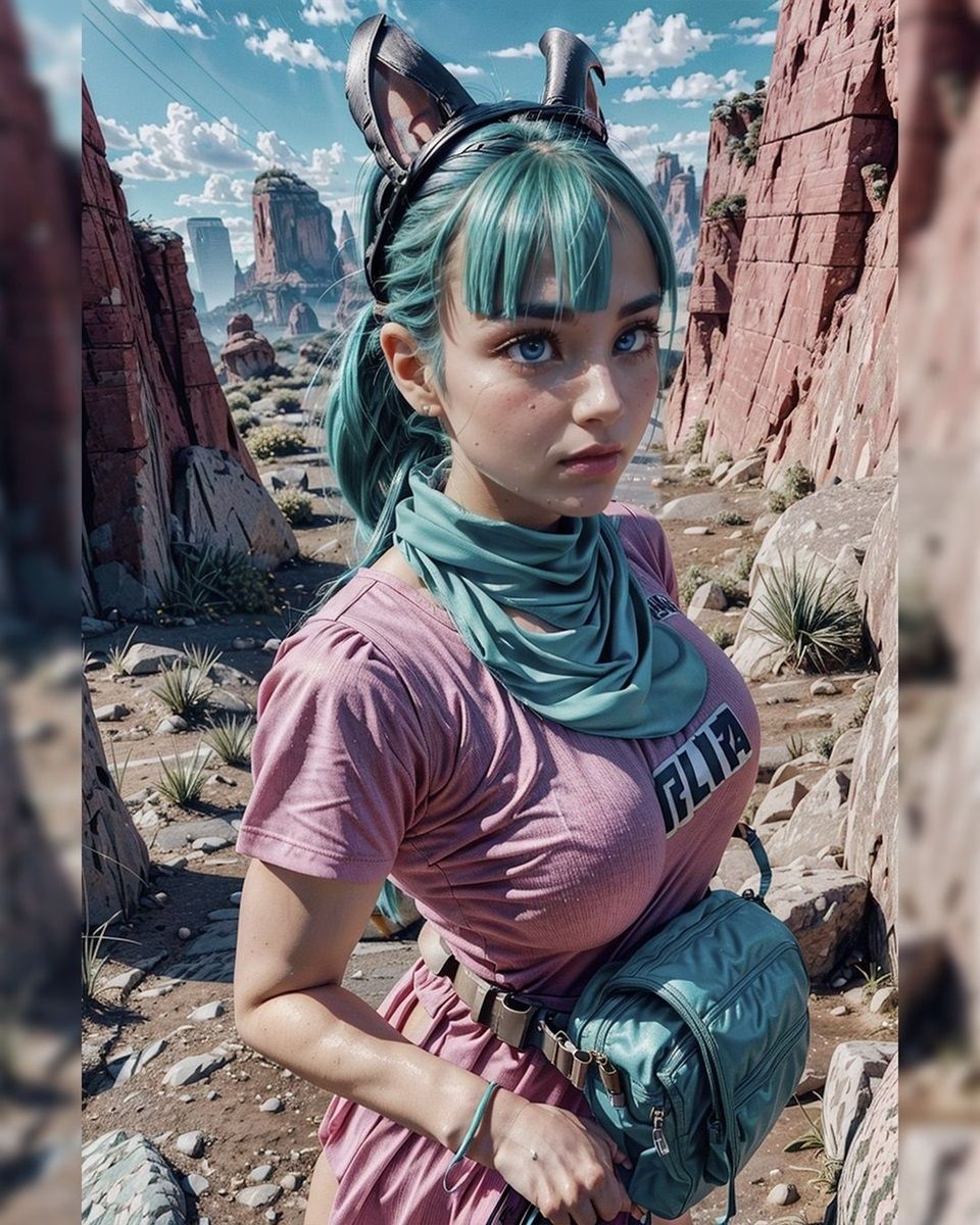 Una IA recrea la versión más icónica y clásica de Bulma en Dragon Ball