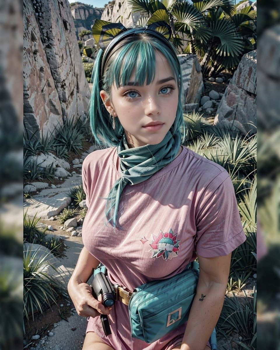 Una IA recrea la versión más icónica y clásica de Bulma en Dragon Ball
