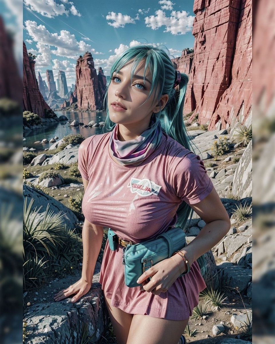 Una IA recrea la versión más icónica y clásica de Bulma en Dragon Ball