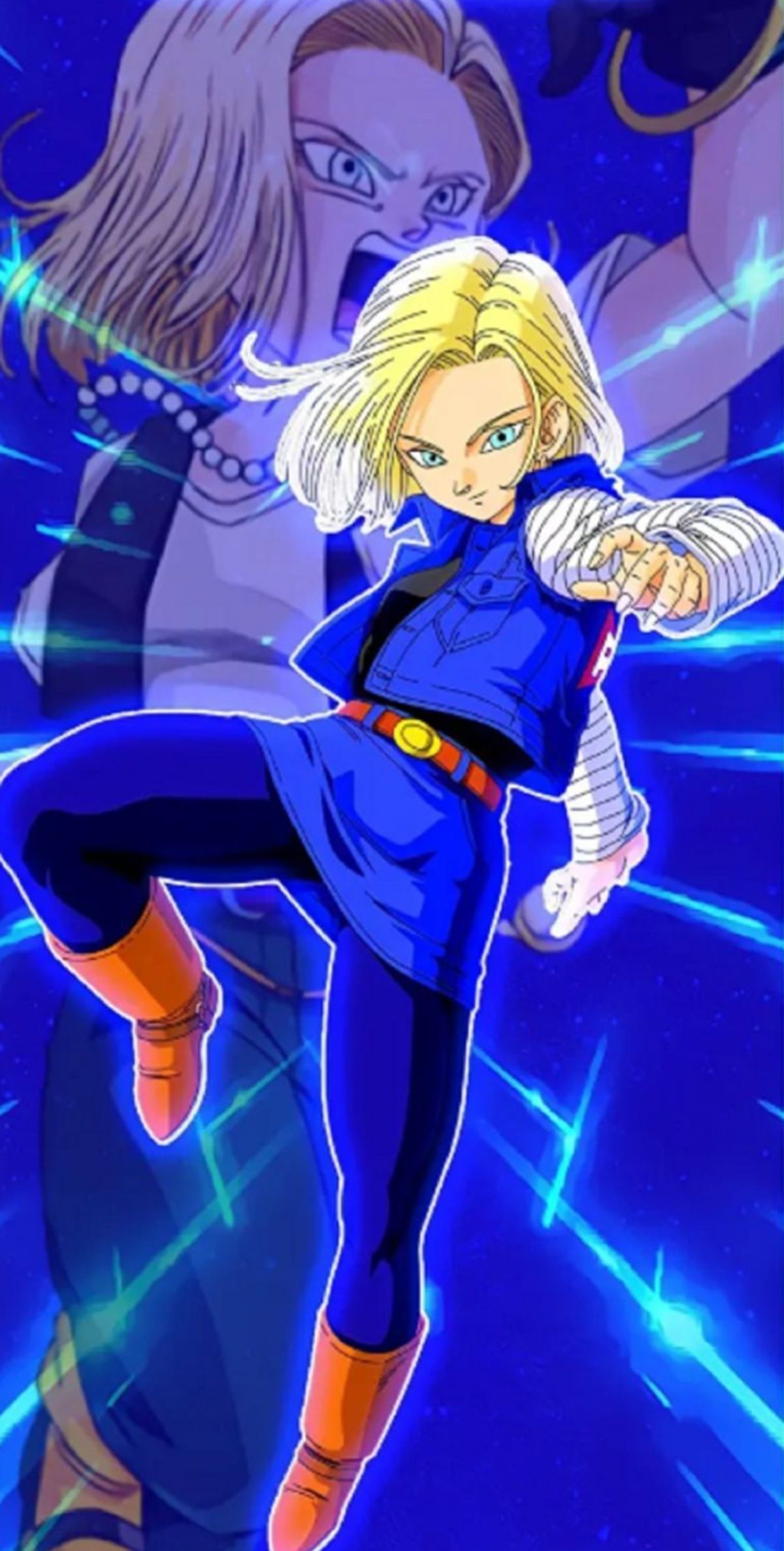 Androide 18 se convierte en Super Girl en un increíble crossover entre ...