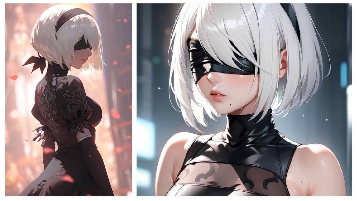 Dile adiós a la IA: estos son los 5 mejores Fan Art de 2B en NieR:Automata