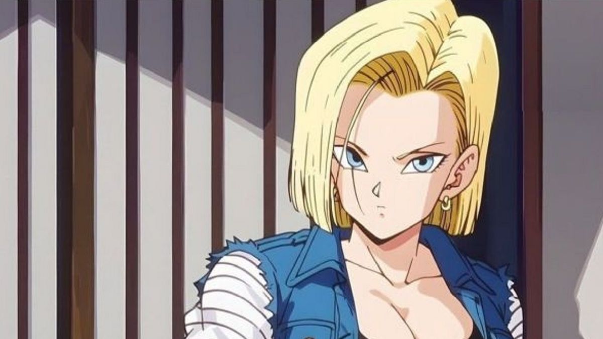 Este es el diseño original de Androide 18 que nunca se vió en Dragon Ball Z