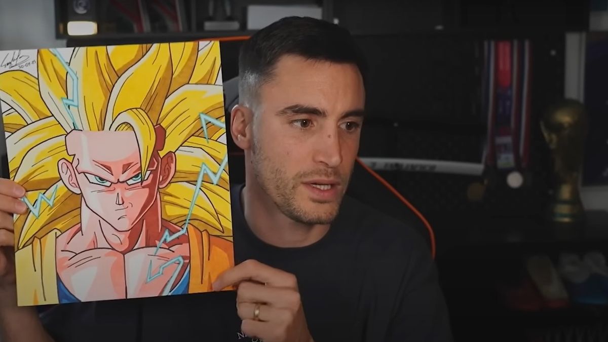 Nicolás Tagliafico revela su pasión por Dragon Ball y dibuja a Vegeta ...
