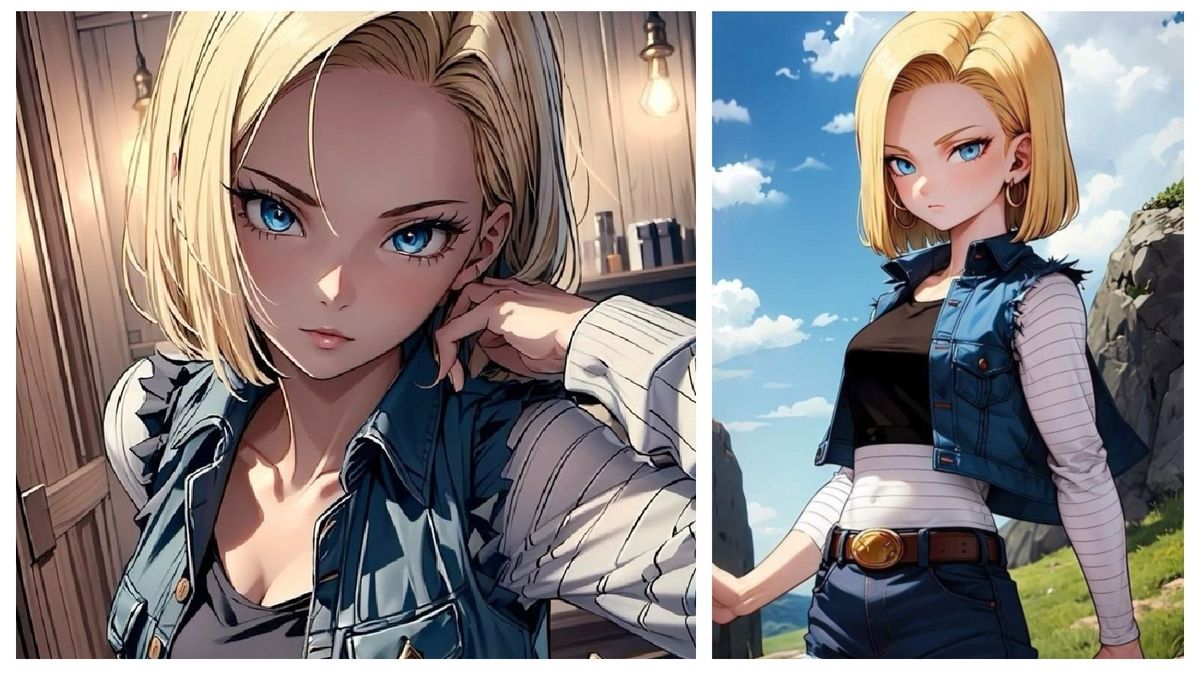 Cómo luciría la bella Androide 18 de Dragon Ball Z en la vida real, según la inteligencia artificial