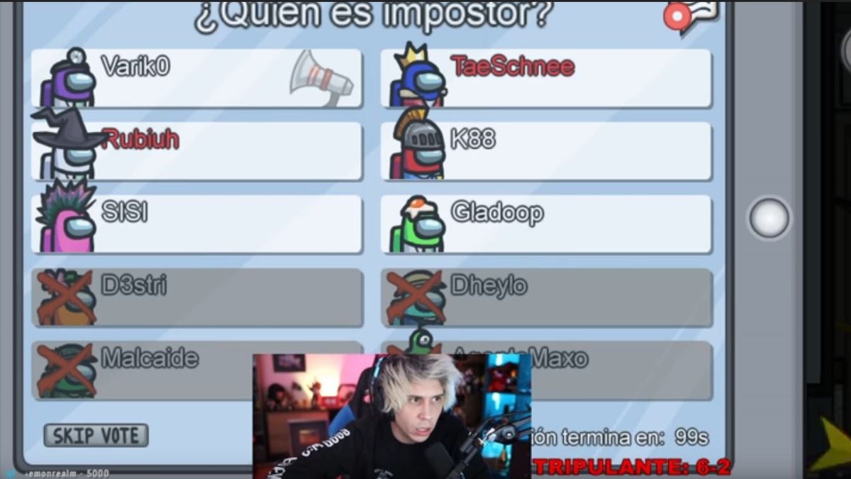 Among Us: el Rubius participó de “la partida más brutal del impostor”