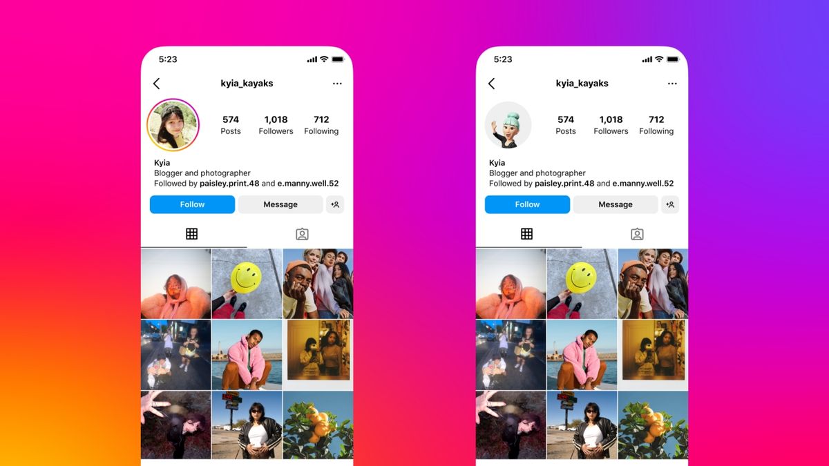 Instagram lanzó una nueva forma de visualizar las fotos de perfil de manera dinámica