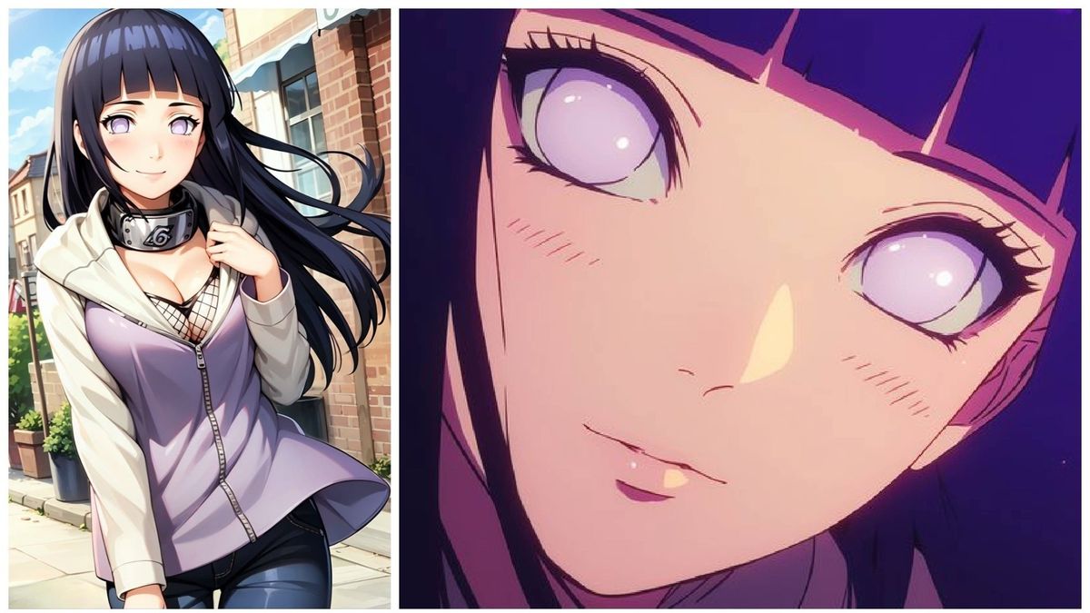 Descubre cómo se vería Hinata Hyuga de Naruto en la vida real, según la IA