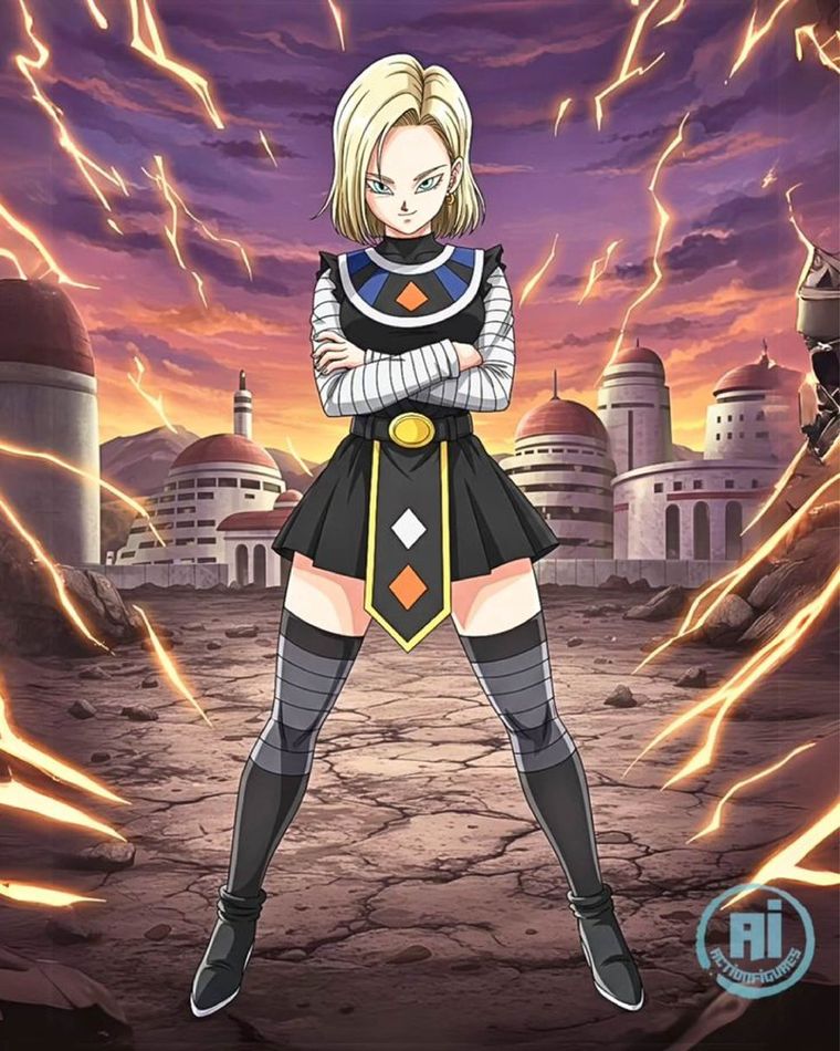 Fan Art: cómo se vería la bella Androide 18 de Dragon Ball Super como ...