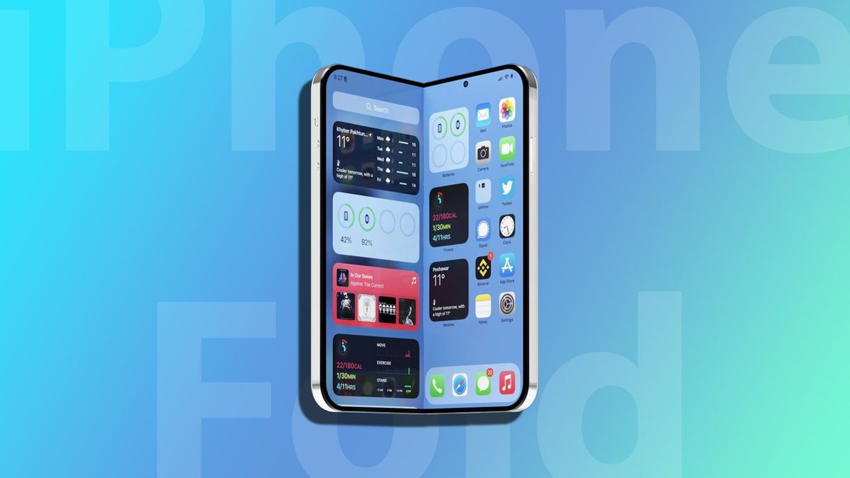 Se filtra un render del iPhone Fold: así sería el plegable de Apple