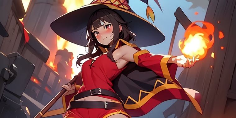 Cómo se vería Megumin de Konosuba en la vida real: la IA tiene la respuesta