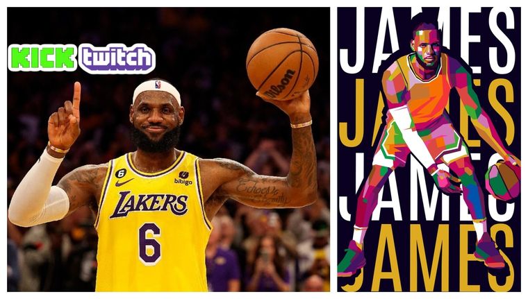 LeBron James decidió ser streamer: Kick y Twitch quieren fichar a la ...