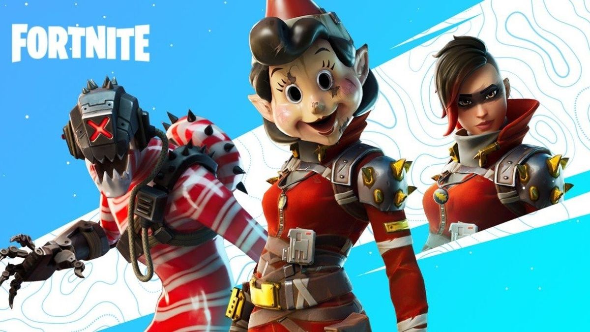 ¡La Navidad llegó a Fortnite y así lucen sus personajes!