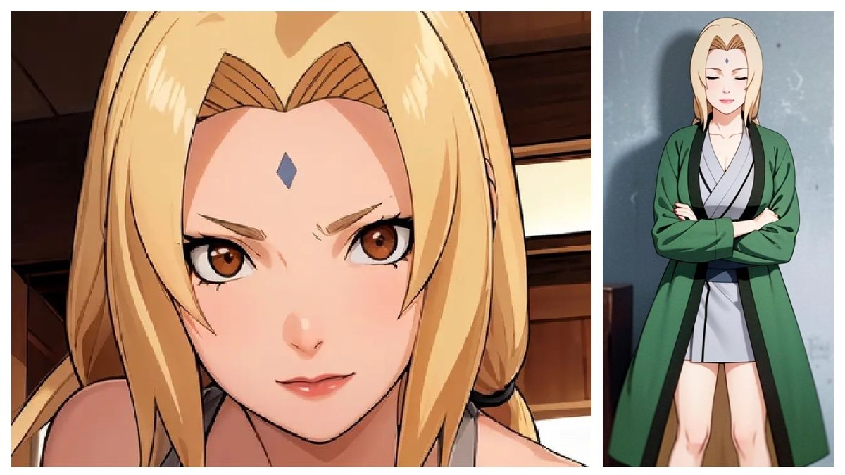 No creerás como la IA recreó la versión realista de Tsunade de la serie ...