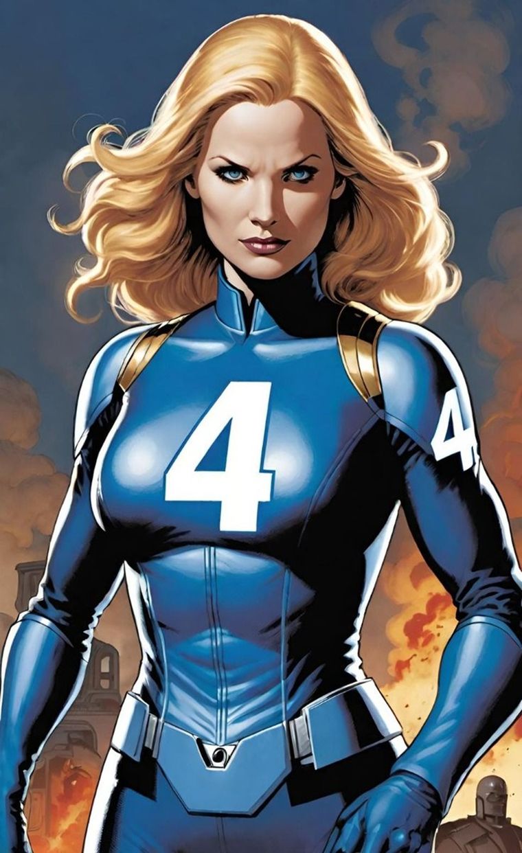 Los 4 fantásticos: así son los 5 mejores Fan Art de la Mujer Invisible