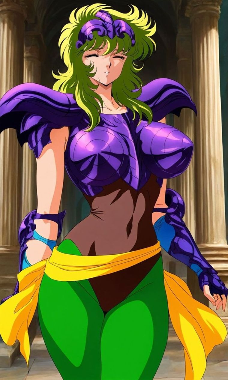 Así lucen los mejores Fan Art de Shaina en Los Caballeros del Zodiaco